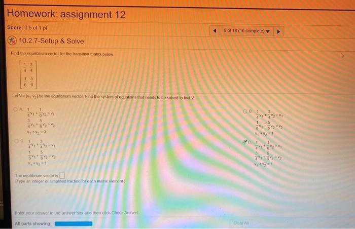 Solved Homework Assignment 12 Score 0 5 Of 1 Pt