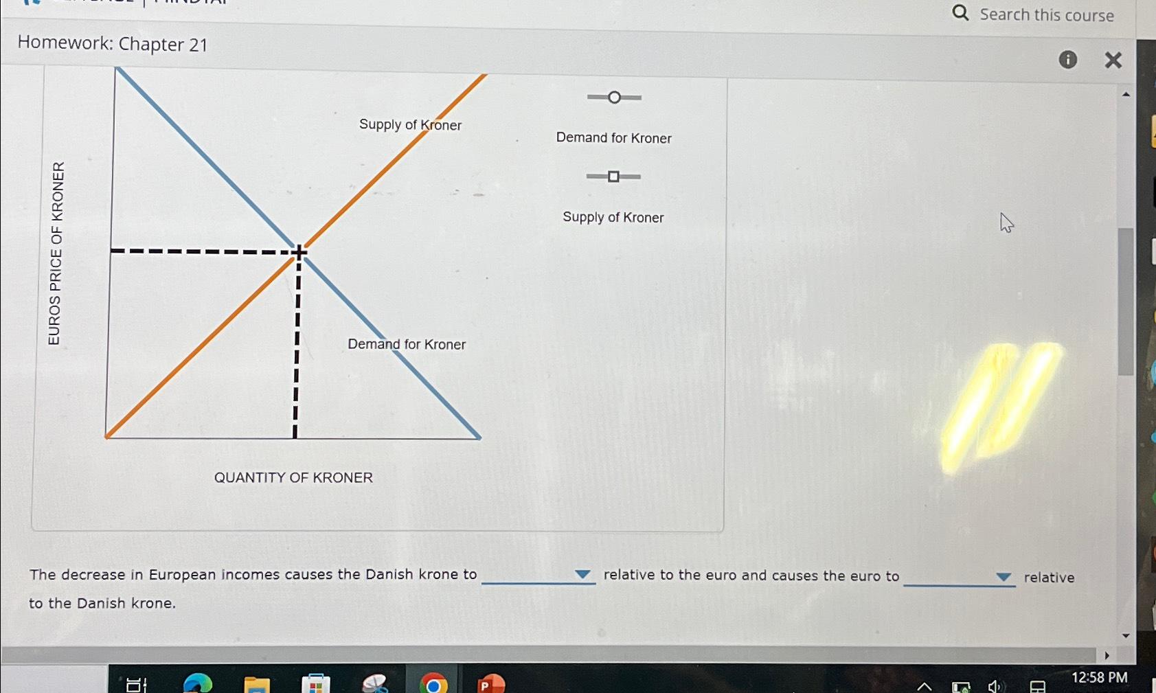 Solved Q search this courseHomework: Chapter 21The decrease | Chegg.com