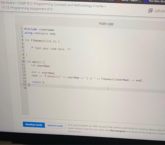 Solved The Fiboriacci sequence begins with 0 and then 1 | Chegg.com
