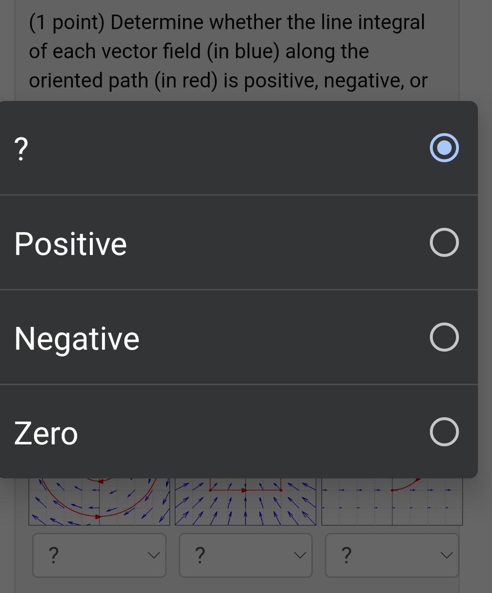 Solved (1 point) Determine whether the line integral of each | Chegg.com