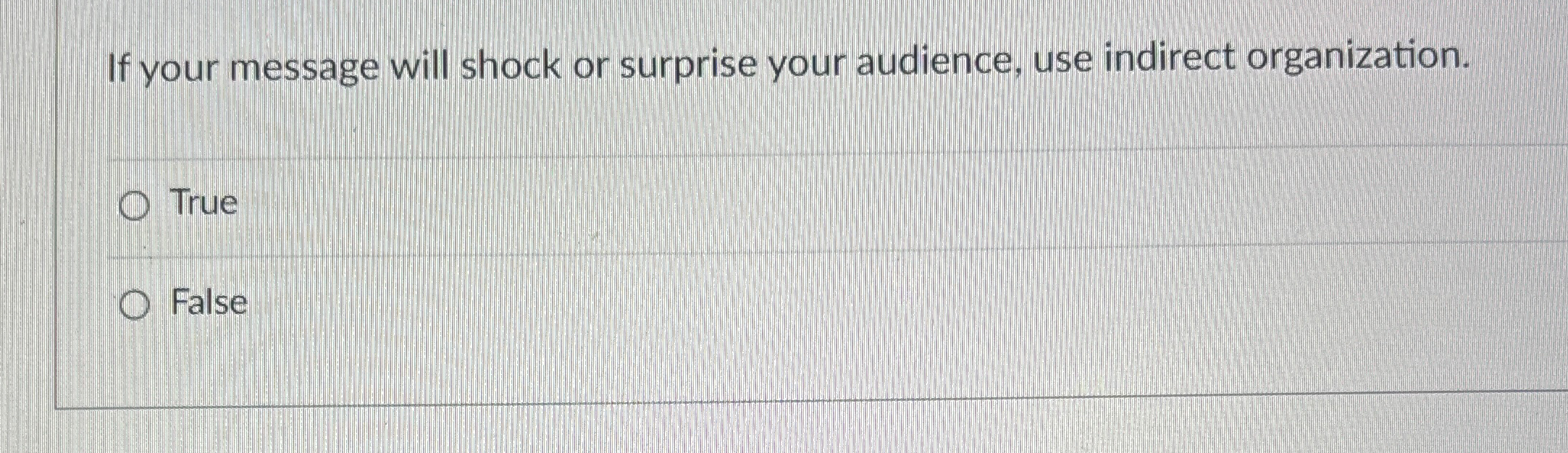 Solved If your message will shock or surprise your audience, | Chegg.com