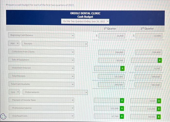 Solved what is the repayment and ending cash balance for | Chegg.com