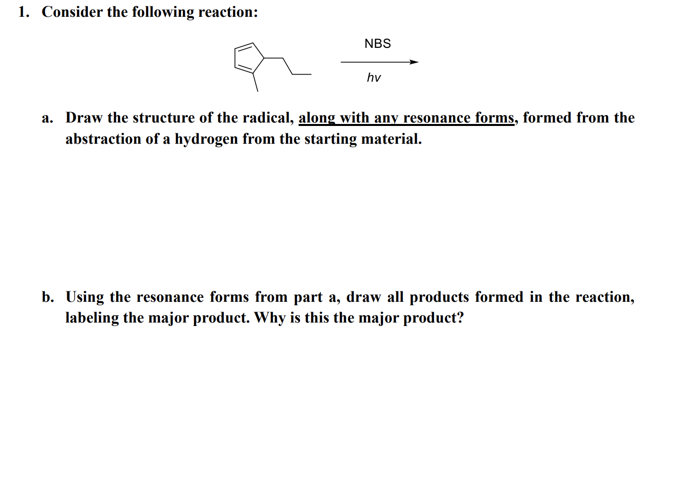 Solved Consider the following reaction:a. ﻿Draw the | Chegg.com