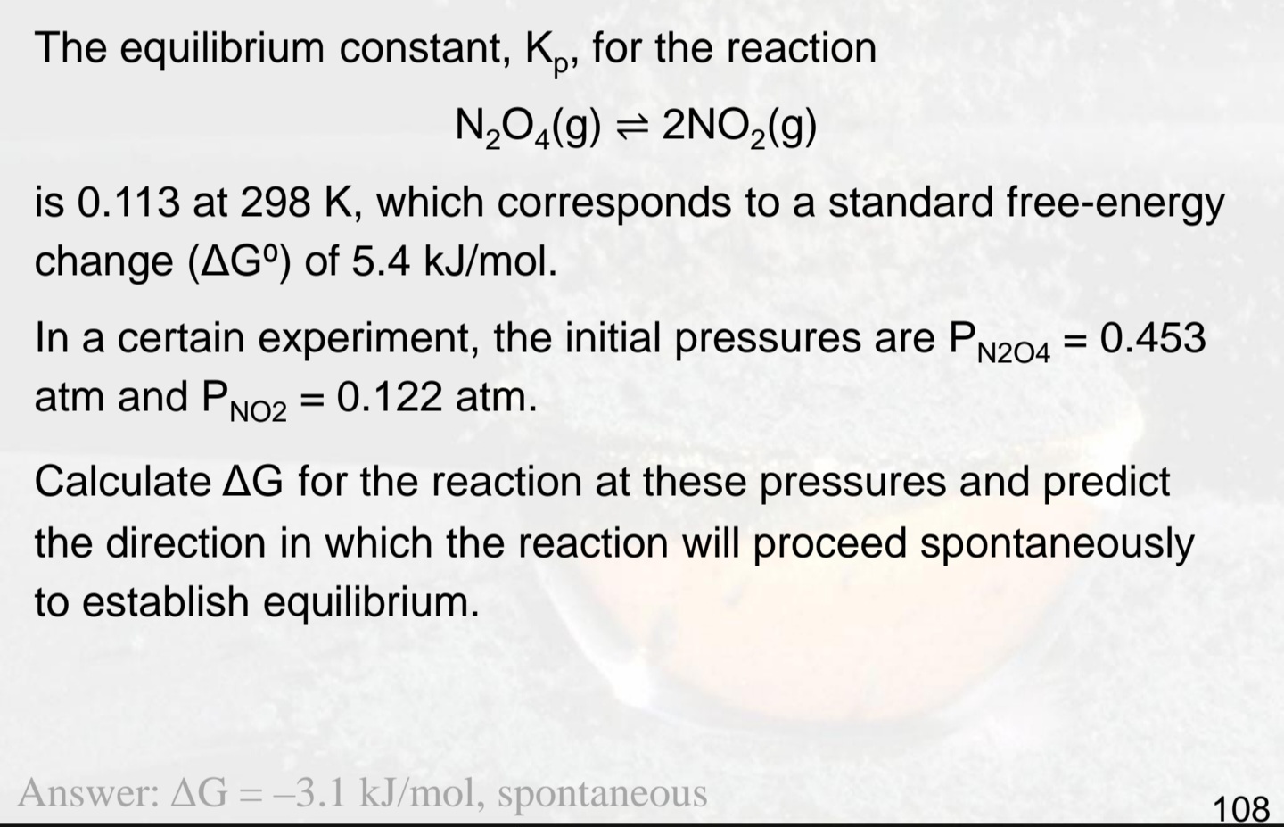 Solved The equilibrium constant, Kp, ﻿for the | Chegg.com