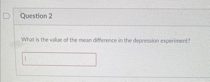 what is the value of the mean difference in the | Chegg.com