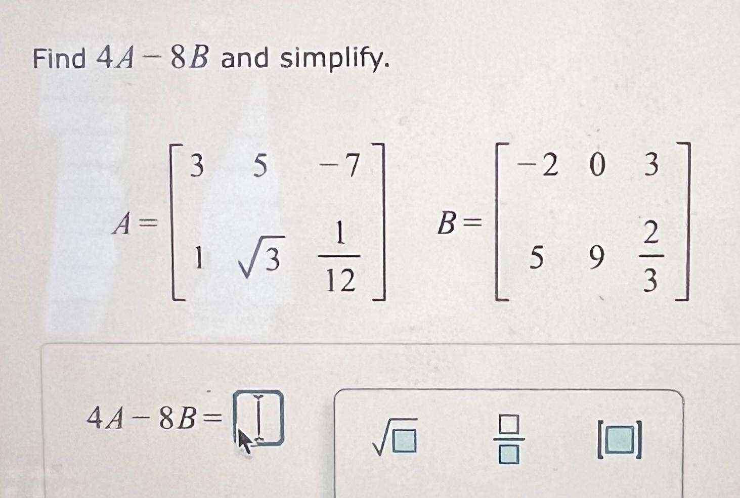 Solved Find 4A-8B ﻿and | Chegg.com