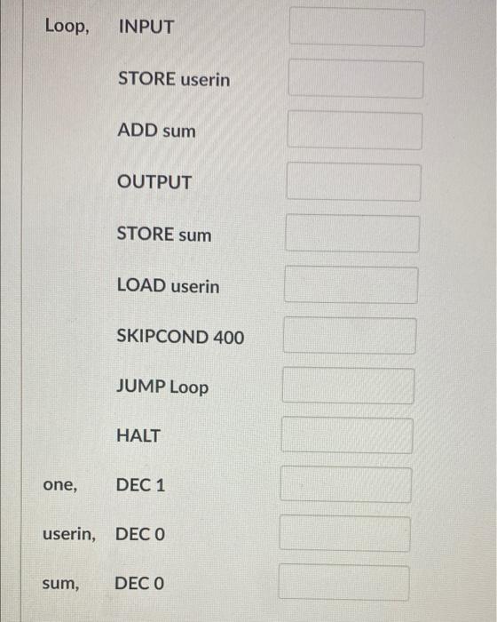 Solved Write the hexadecimal code for the following program | Chegg.com
