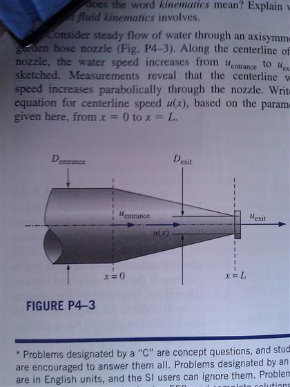 Solved Consider steader flow of water through an | Chegg.com