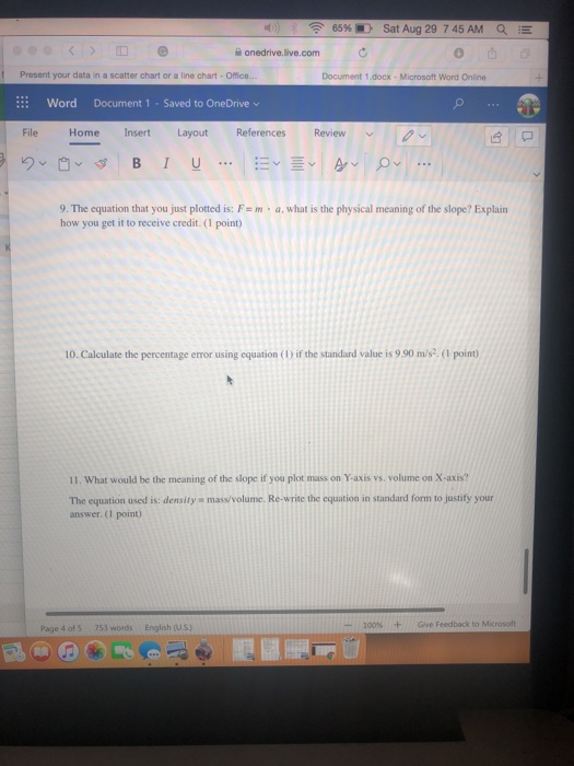 Solved A Word Document 1 Saved To OneDrive Home Insert Chegg solved-a-word-document-1-saved-to-onedrive-home-insert-chegg