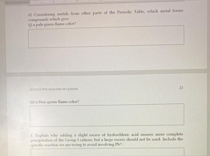 Solved Helpful link(s): To visualize colors for each cation, | Chegg.com