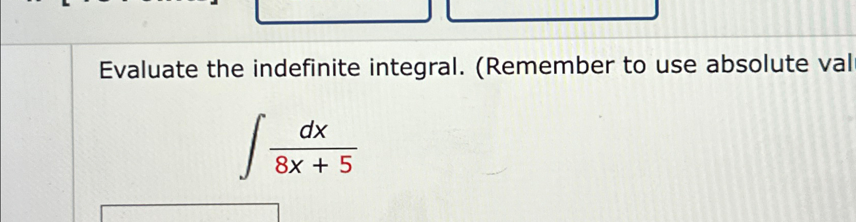 Solved Evaluate the indefinite integral. (Remember to use | Chegg.com