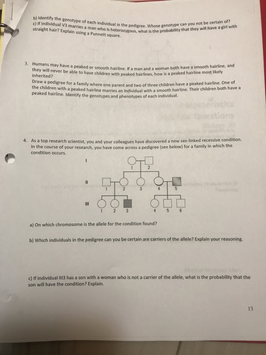 Solved Pedigrees & Genetics Worksheet 1. Marfan syndrome is | Chegg.com