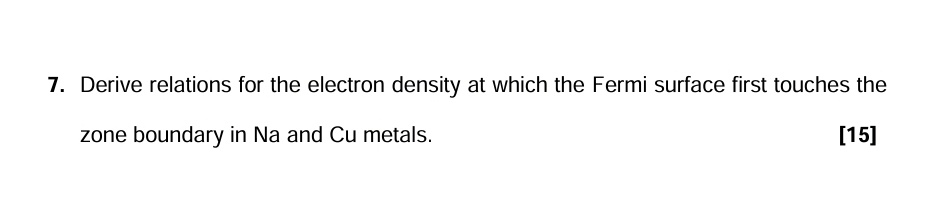 Solved Derive relations for the electron density at which | Chegg.com
