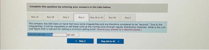 Solved Problem 11-18 (Algo) Relevant Cost Analysis in a | Chegg.com