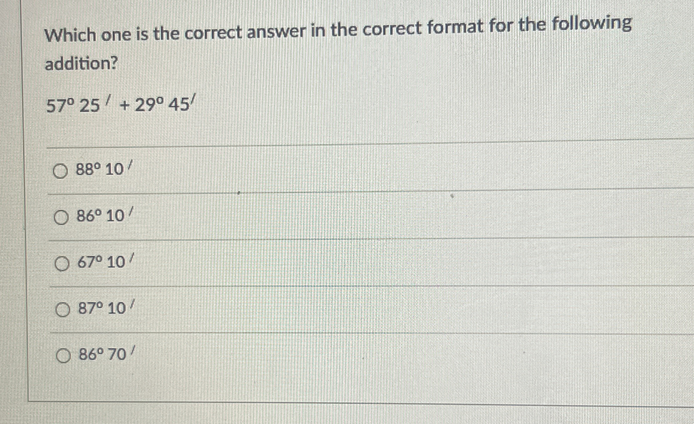 Solved Which one is the correct answer in the correct format | Chegg.com