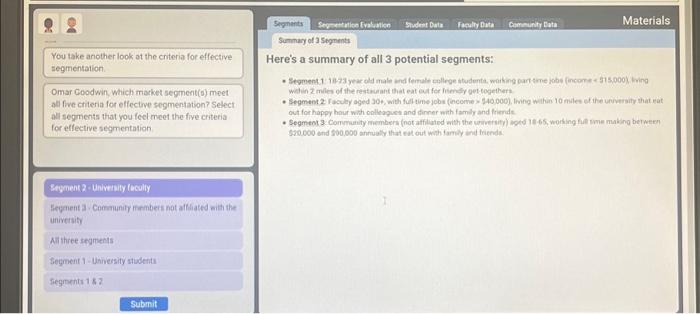 Solved You take another look at the criteria for effective | Chegg.com