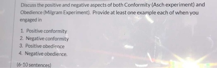 Solved Discuss the positive and negative aspects of both | Chegg.com