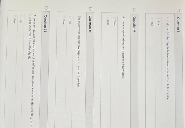 In a private trial, the dispute between two parties | Chegg.com