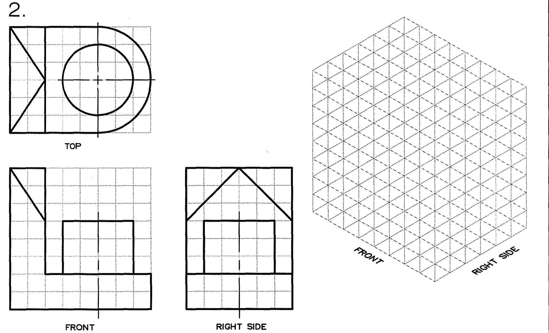 Solved Sketch an Isometric graphic for me based off the | Chegg.com