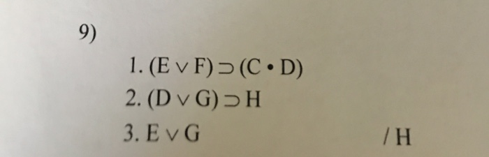 Solved use rules of inference to prove an argument 8-10 | Chegg.com
