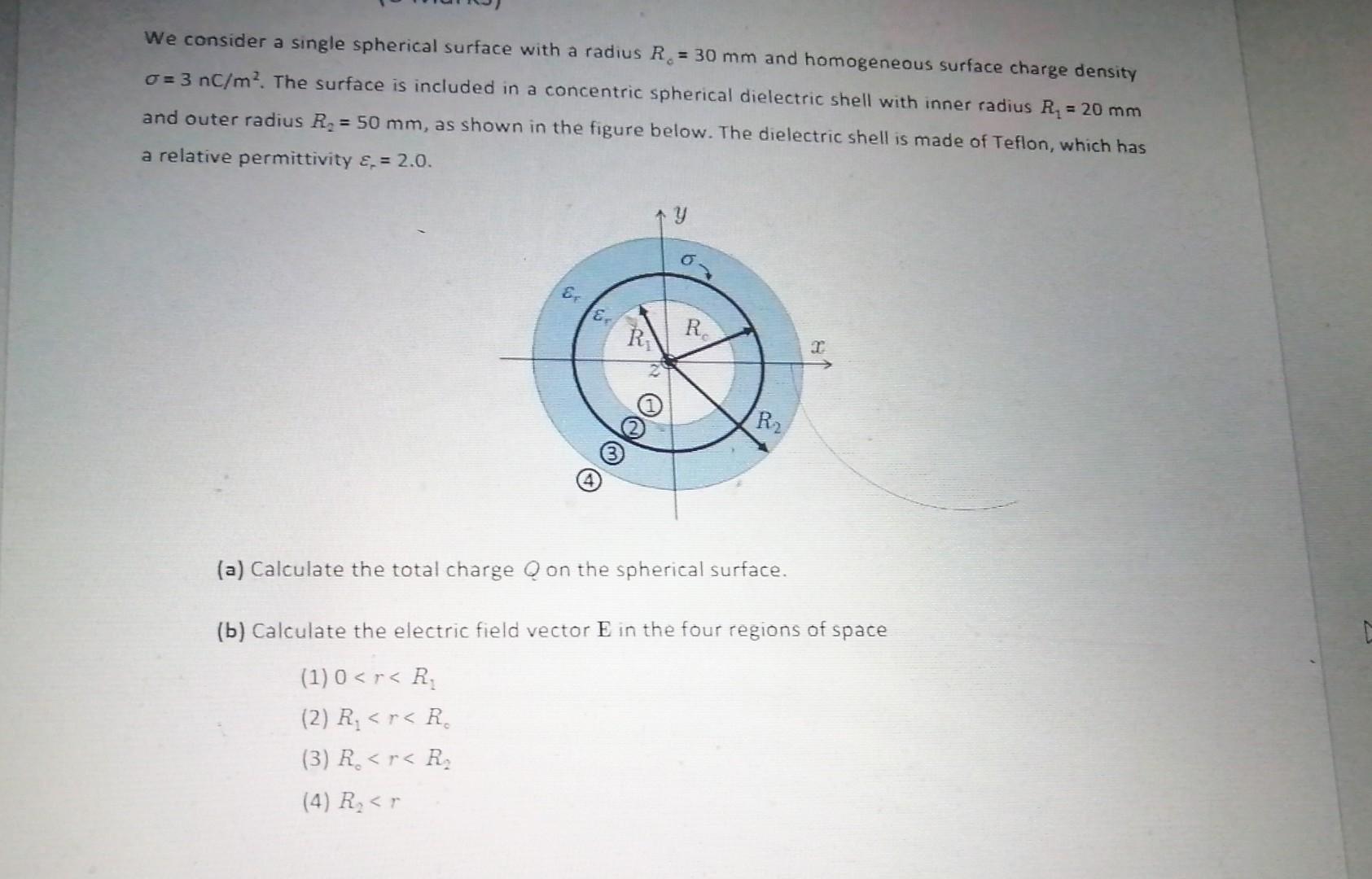 Solved We consider a single spherical surface with a radius | Chegg.com