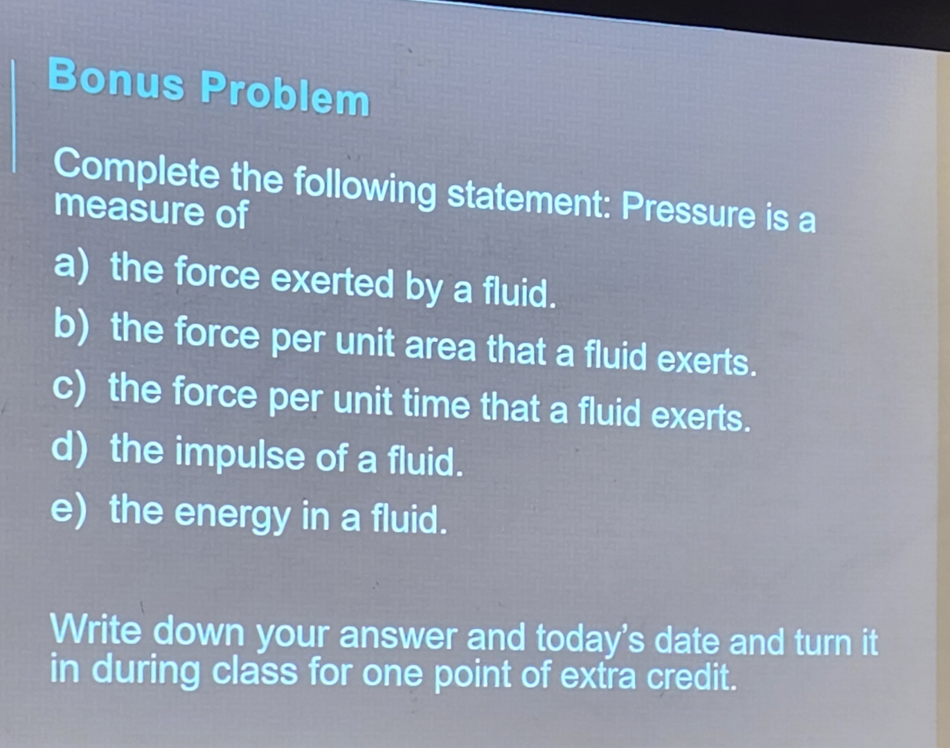 Solved Bonus ProblemComplete the following statement: | Chegg.com