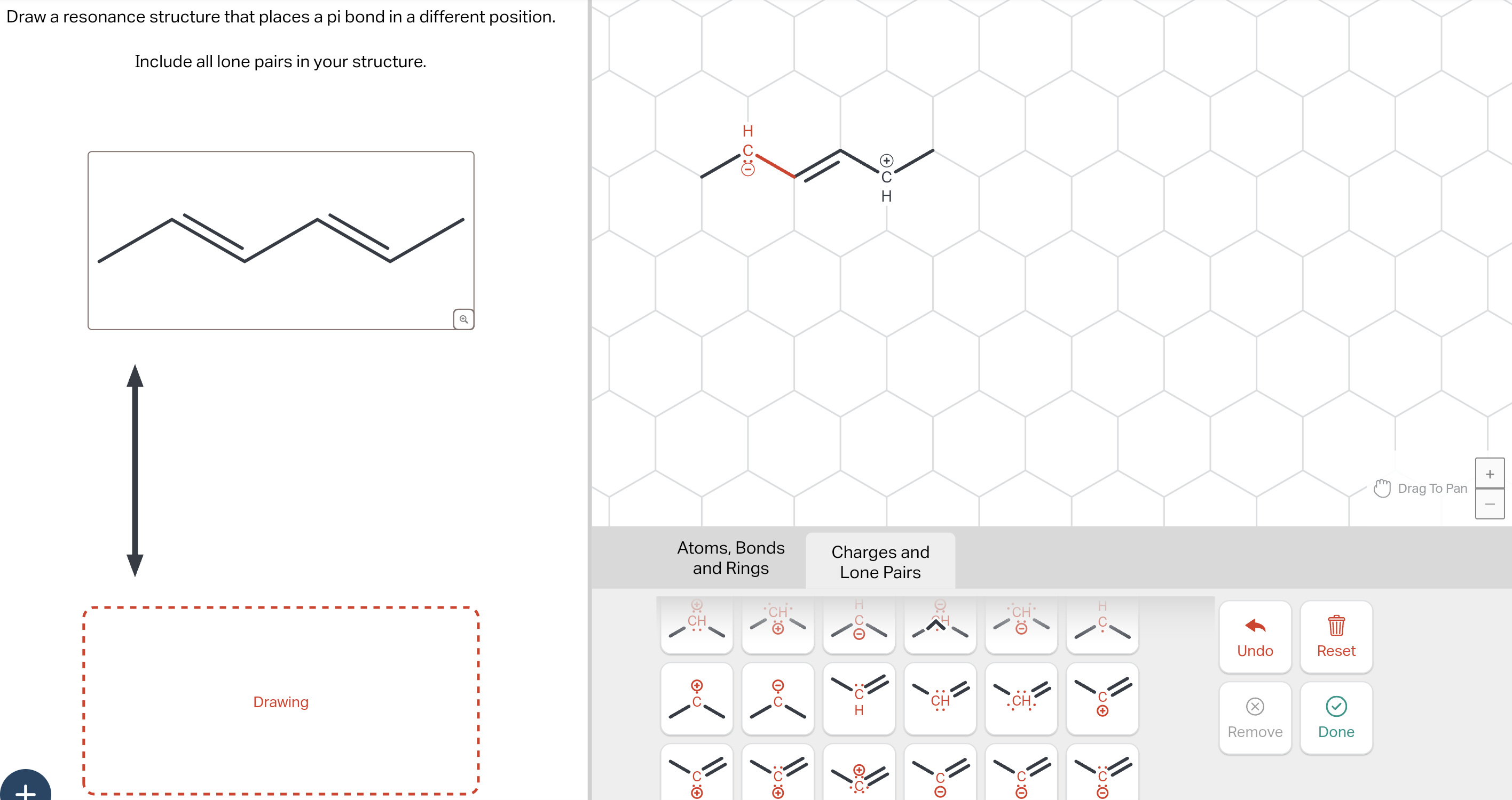 Solved Draw a resonance structure that places a pi bond in a | Chegg.com