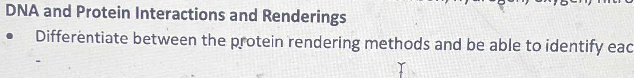Solved DNA and Protein Interactions and | Chegg.com