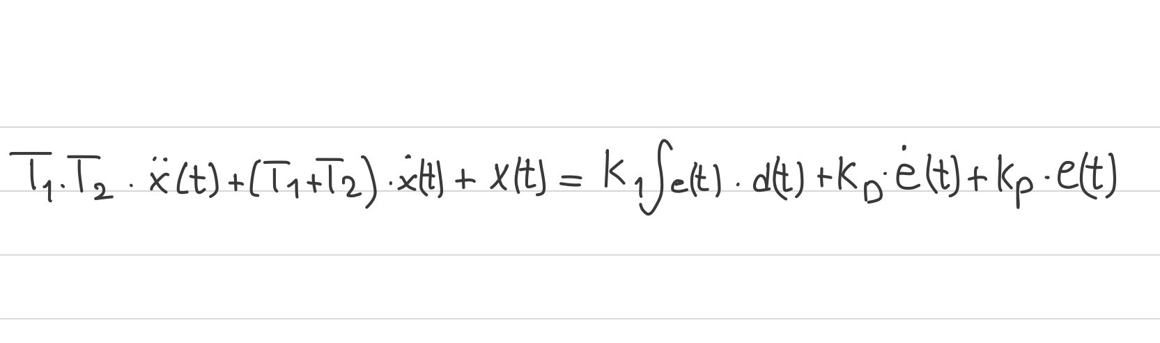 Solved Transform the following differential equation using | Chegg.com