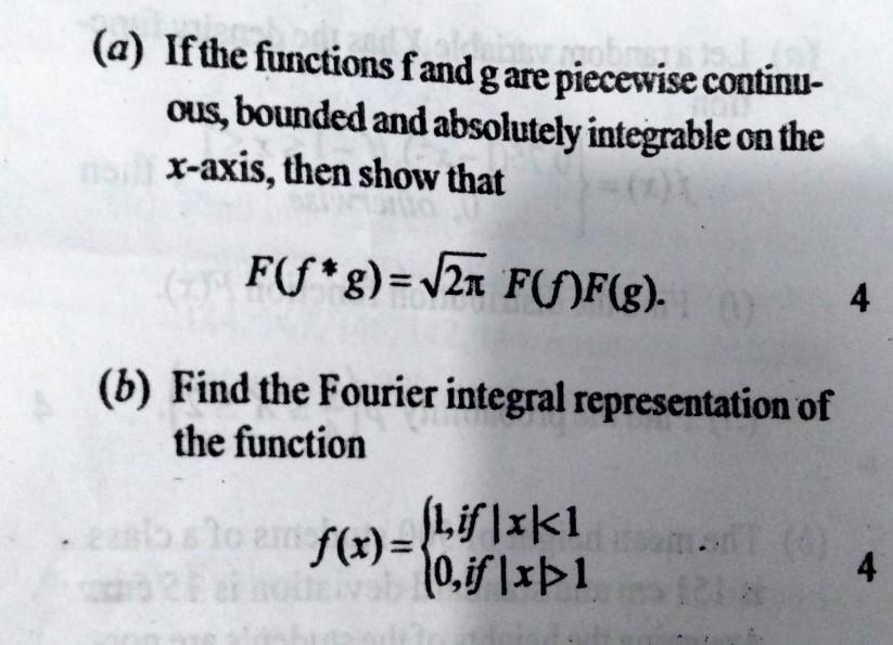 Solved (a) If the functions f and g are piecewise | Chegg.com