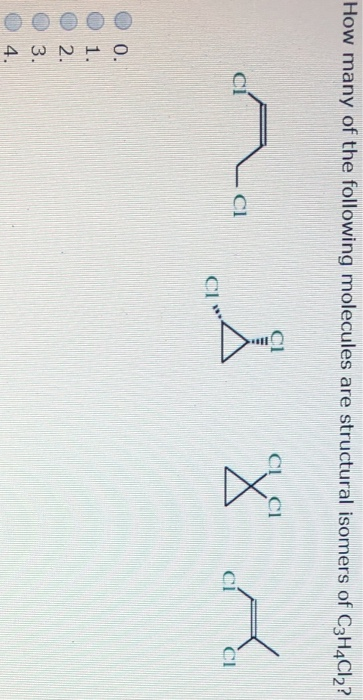 Solved How many of the following molecules are structural | Chegg.com