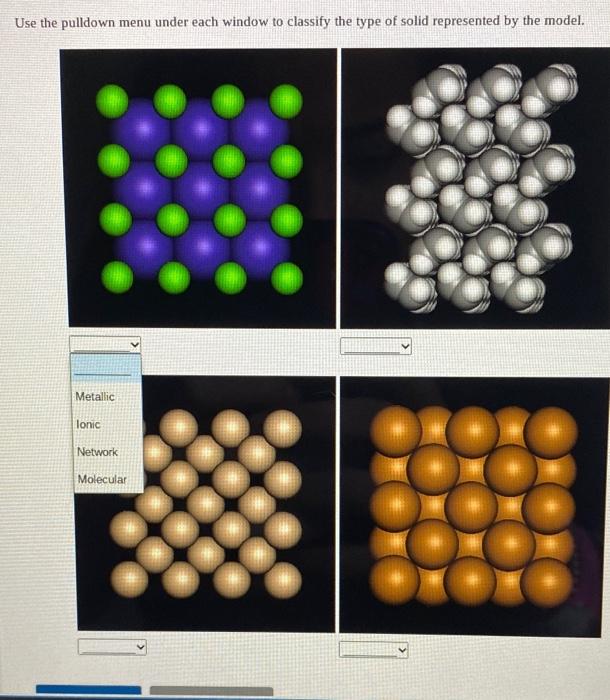 Solved Use the pulldown menu under each window to classify | Chegg.com