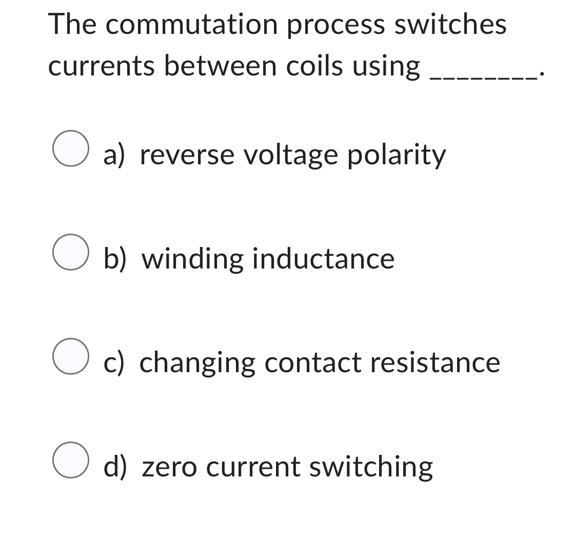 Solved The commutation process switches currents between | Chegg.com