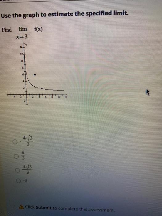 Solved Use the graph to estimate the specified limit. Find | Chegg.com