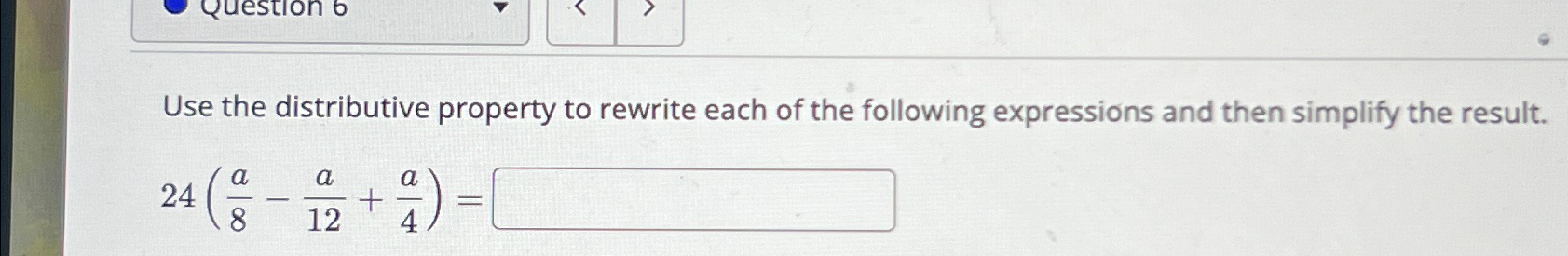 Solved Use the distributive property to rewrite each of the | Chegg.com