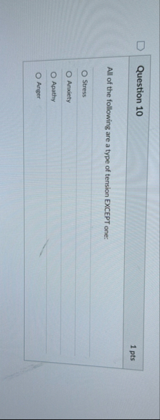 Solved Question 101 ﻿ptsAll of the following are a type of | Chegg.com