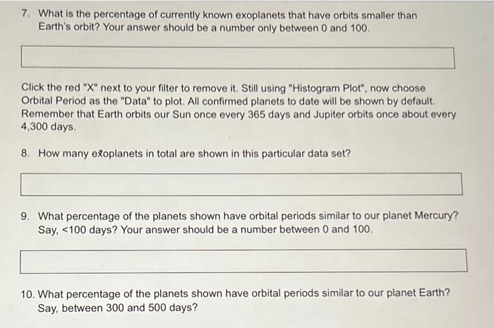 1. Access the Exoplanet Data Explorer, "Table" | Chegg.com