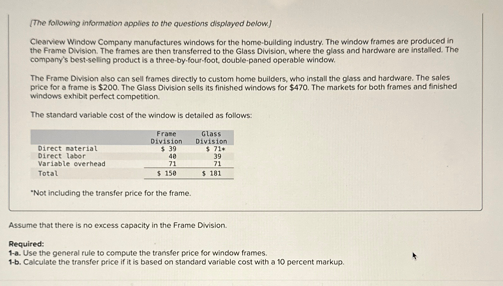 Solved [The following information applies to the questions | Chegg.com