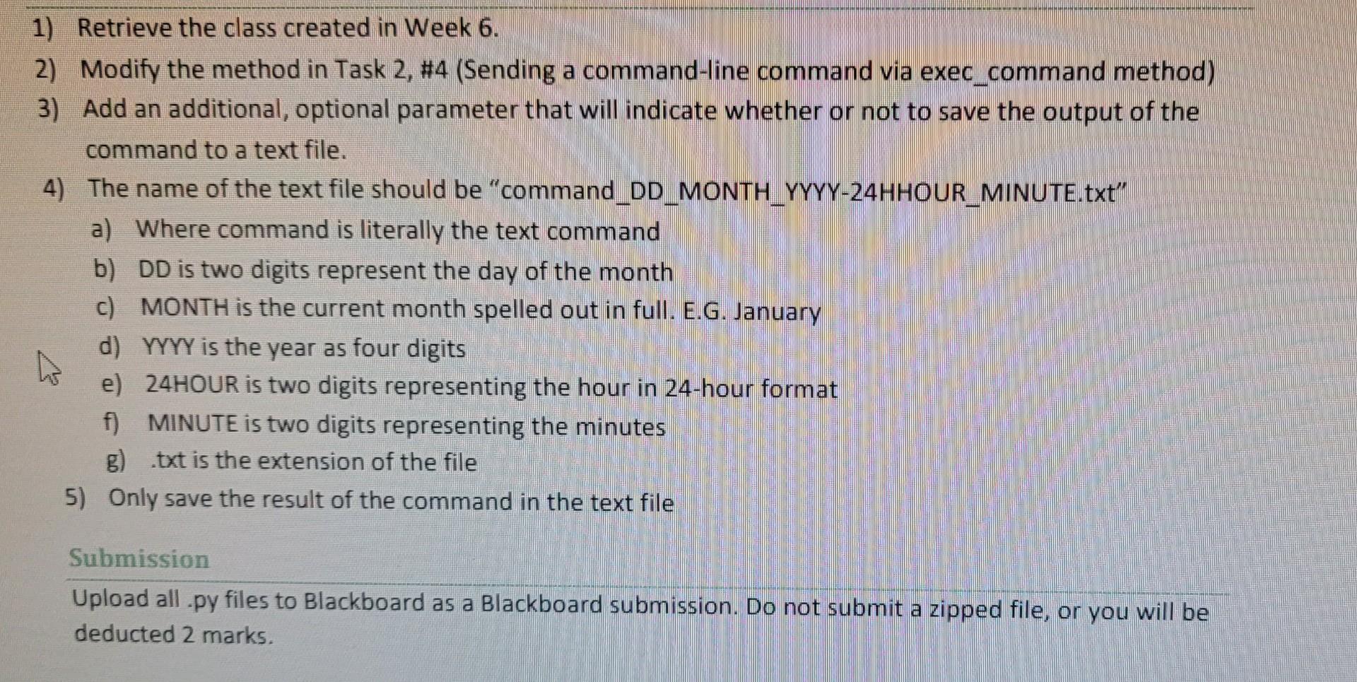 Solved 2) Modify the method in Task 2, \#4 (Sending a | Chegg.com