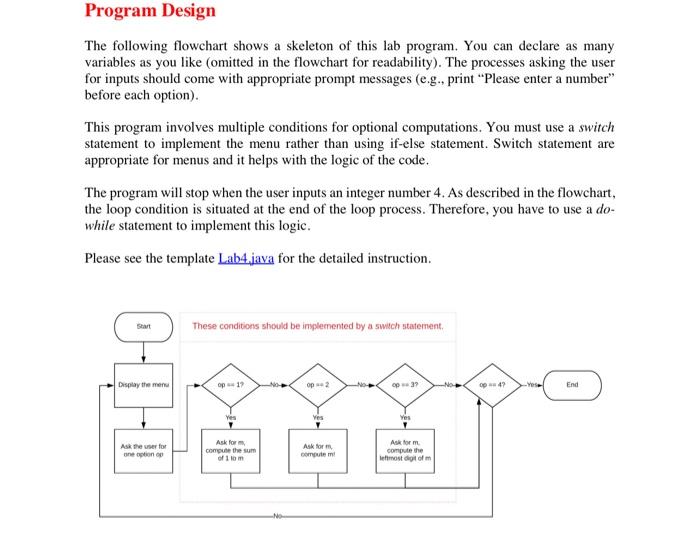 Solved Lab Topics • More practice with loops Switch | Chegg.com