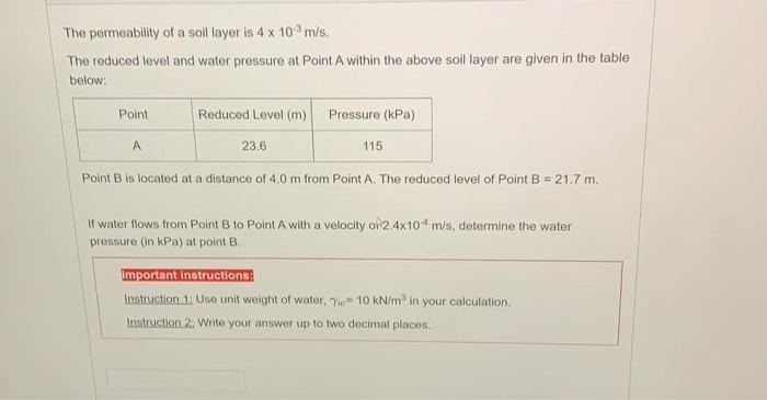 Solved Question 10 . The Reduced Level (RL) of Point M and | Chegg.com