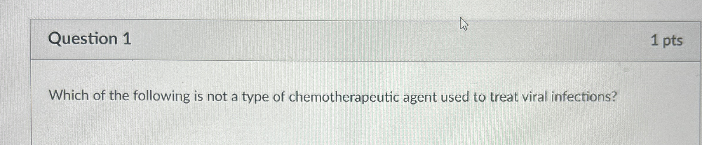 Solved Question 11 ﻿ptsWhich of the following is not a type | Chegg.com