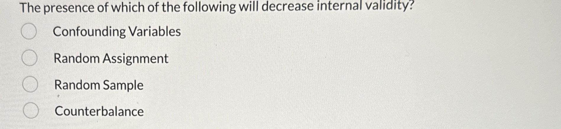 Solved The presence of which of the following will decrease | Chegg.com