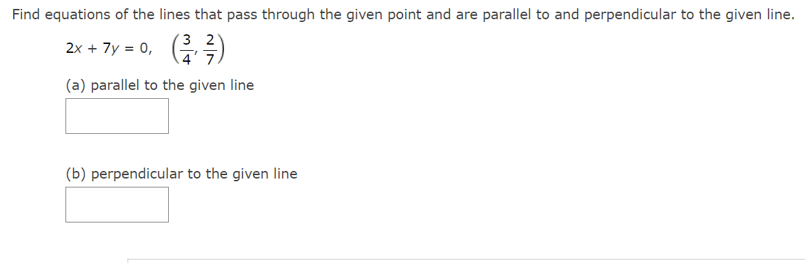 Solved Find equations of the lines that pass through the | Chegg.com