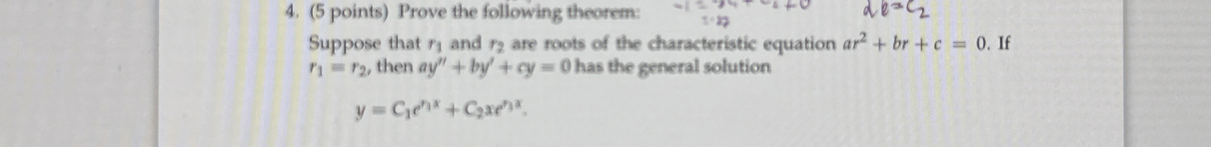 Solved (5 ﻿points) ﻿Prove the following theorem:Suppose that | Chegg.com