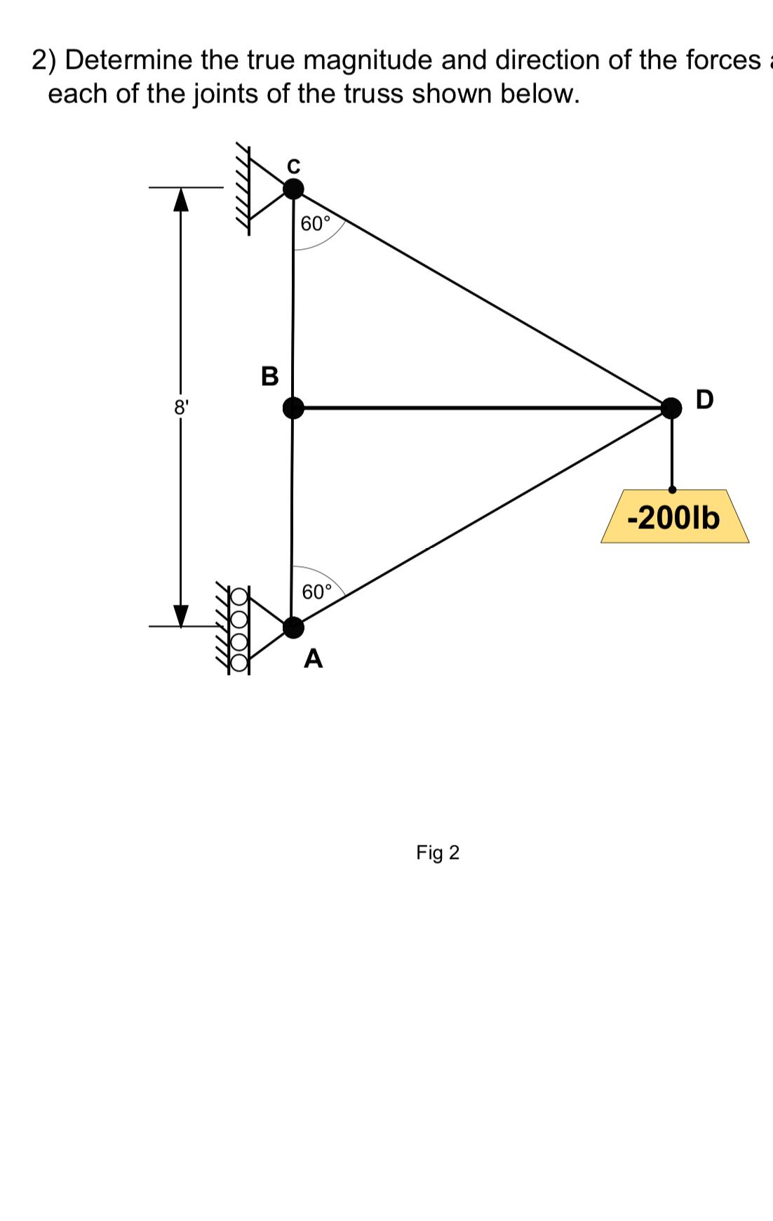 Solved Determine the true magnitude and direction of the | Chegg.com