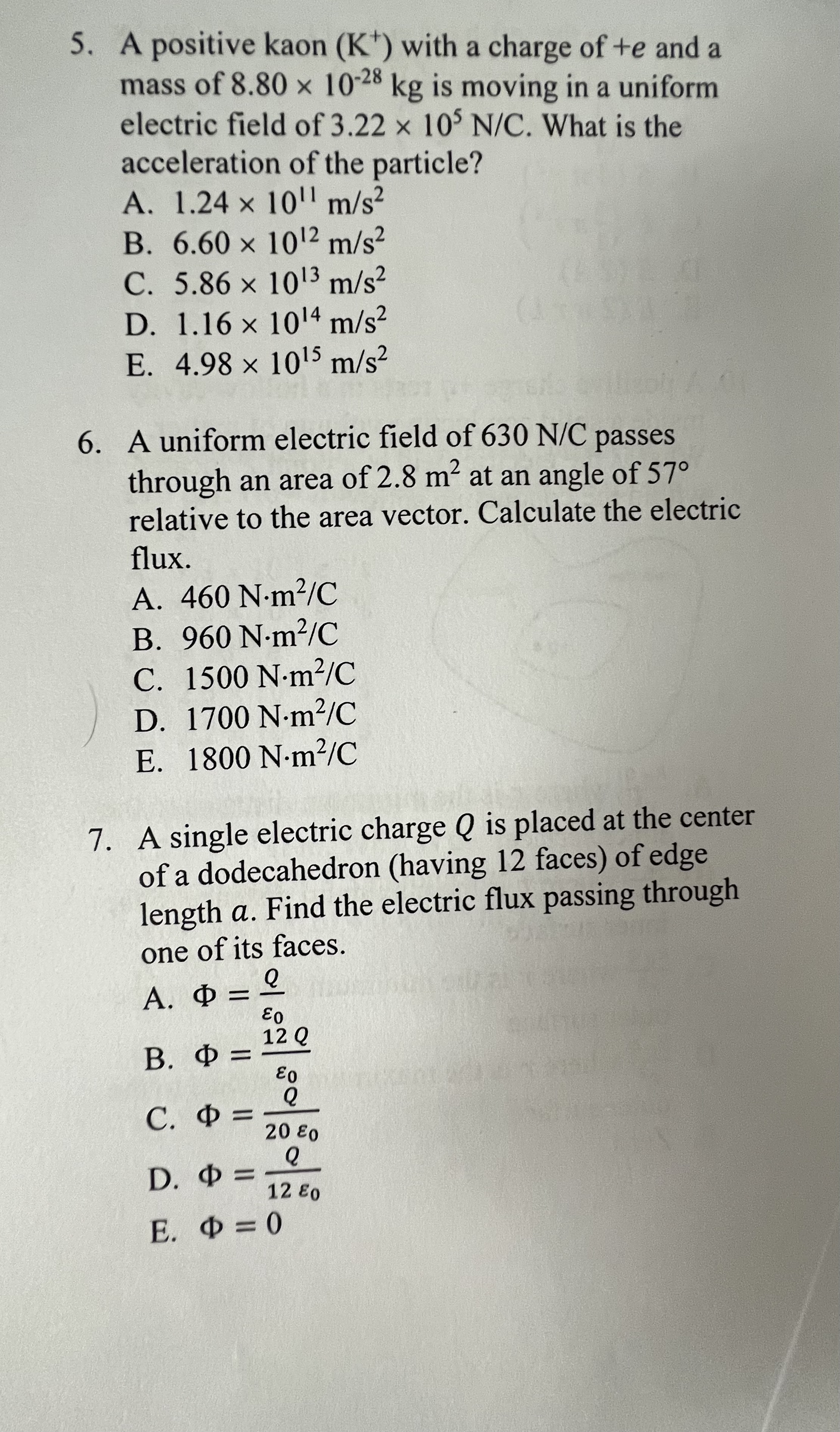 Solved A positive kaon (K+)with a charge of +e ﻿and a mass | Chegg.com