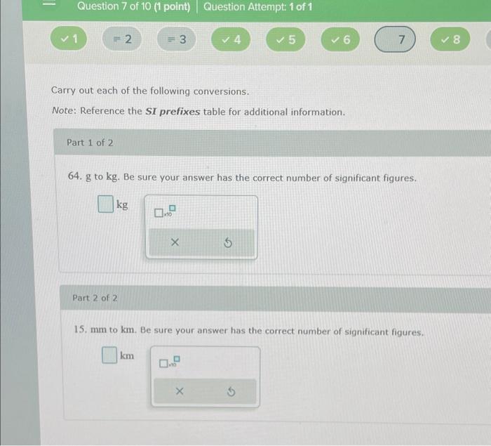 Solved Carry out each of the following conversions. Note: | Chegg.com