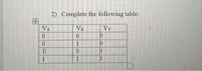 Solved 1) Draw the following circuit in LTSpice and realize | Chegg.com