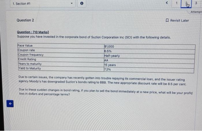 Solved Question: [10 Marks] Suppose you have invested in the | Chegg.com